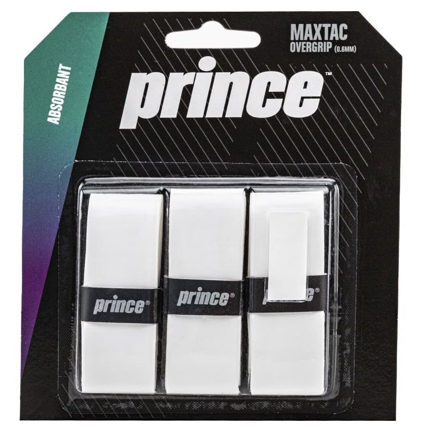 OVERGRIP PRINCE MAXTAC BLANCO X3 – PlusSport